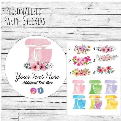 Custom Labels Mixer Custom Stickers Logo Labels Logo - Etsy
