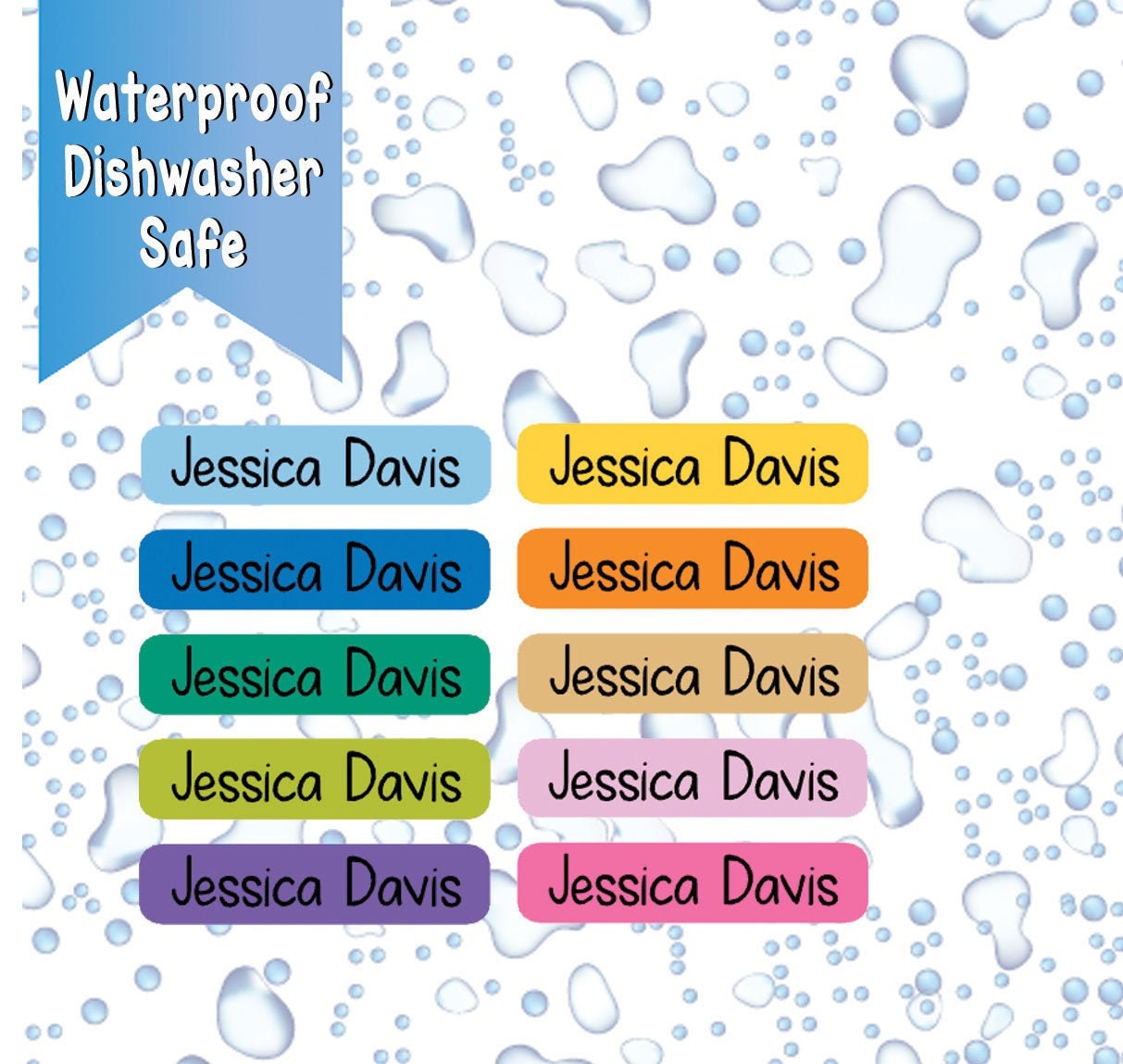 95 Daycare Labels, Dishwasher Safe Labels, Waterproof Labels, Name ...
