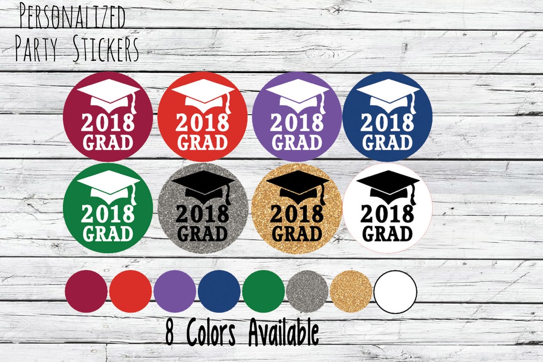 2022 Graduation Sticker, Thank You Graduation Stickers, Favor Sticker ...