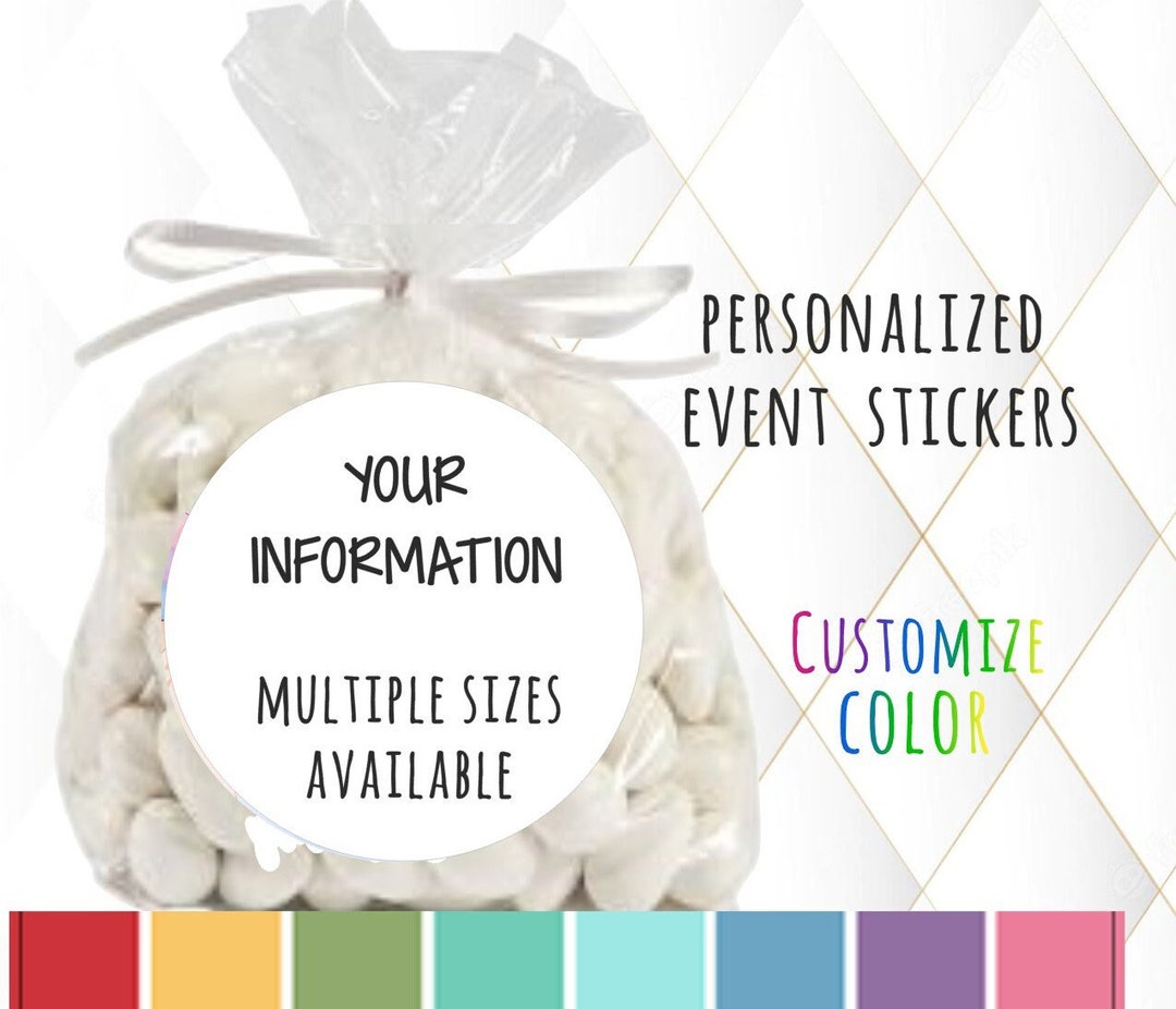 Custom Stickers Custom Round Labels Personalized, Esty Shop Mason Jar ...