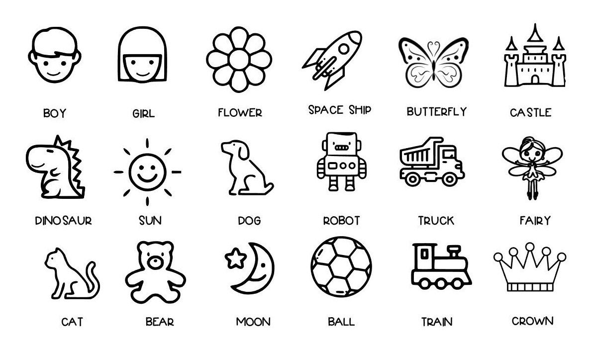 75 Stick on Name Labels Waterproof Stickers School Sticker - Etsy