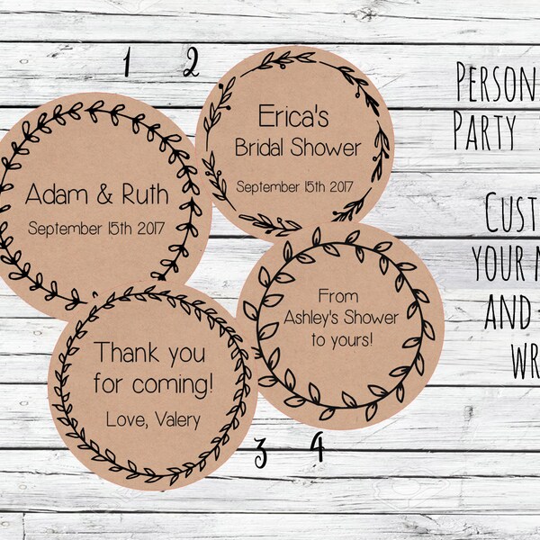 Candy Buffet Labels - Etsy