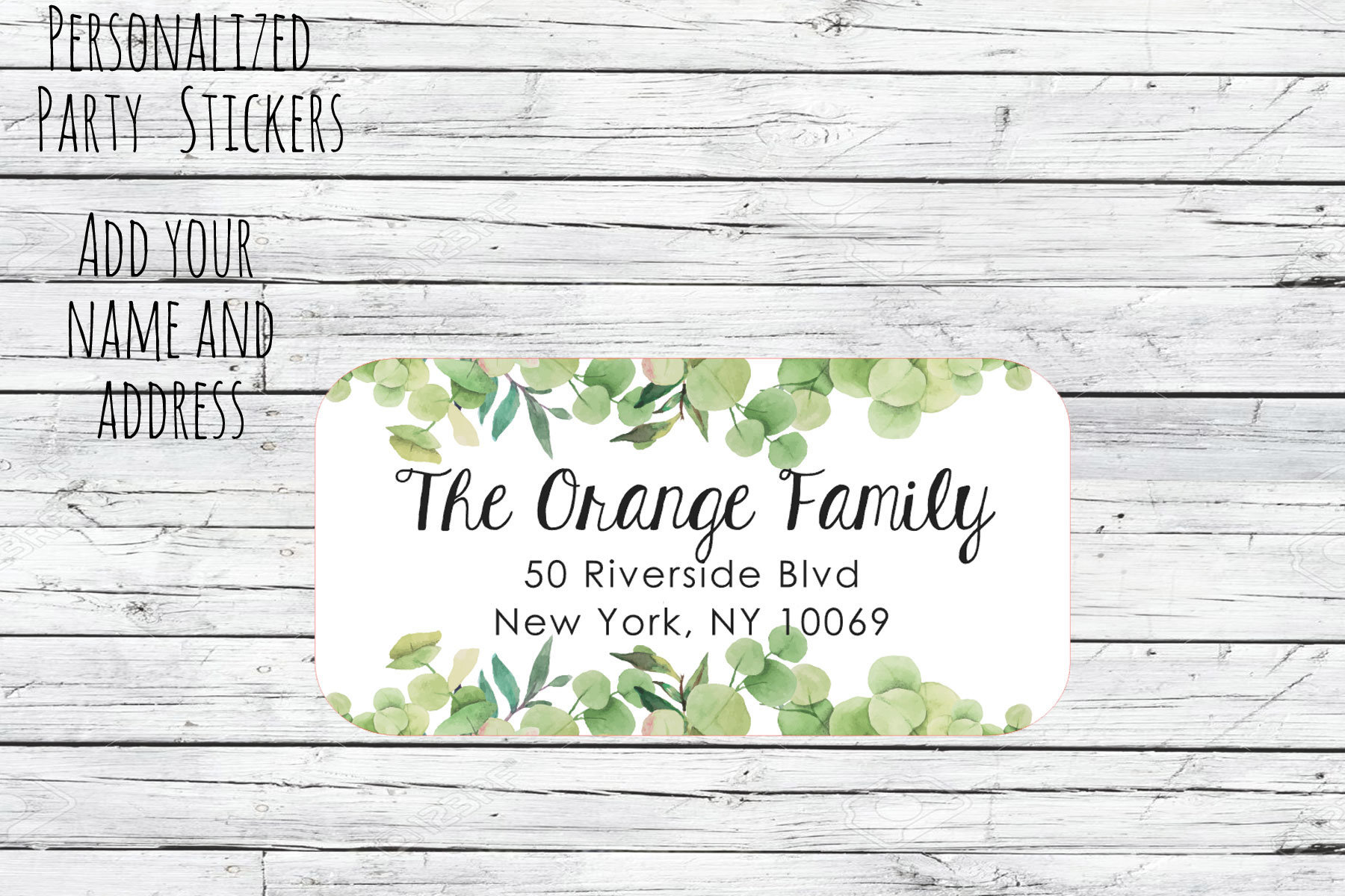 Return Address Labels Stickers Ivy Return Address Labels, Eucalyptus ...