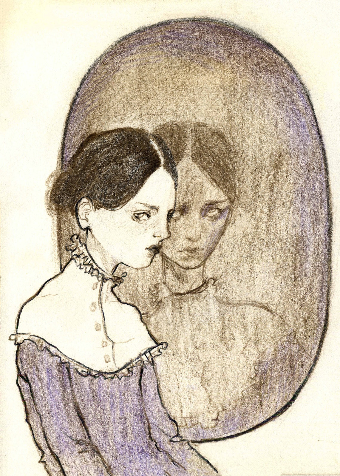 Otherworldly Reflection Creepy Eerie Art Dark Art Watch Out for the ...