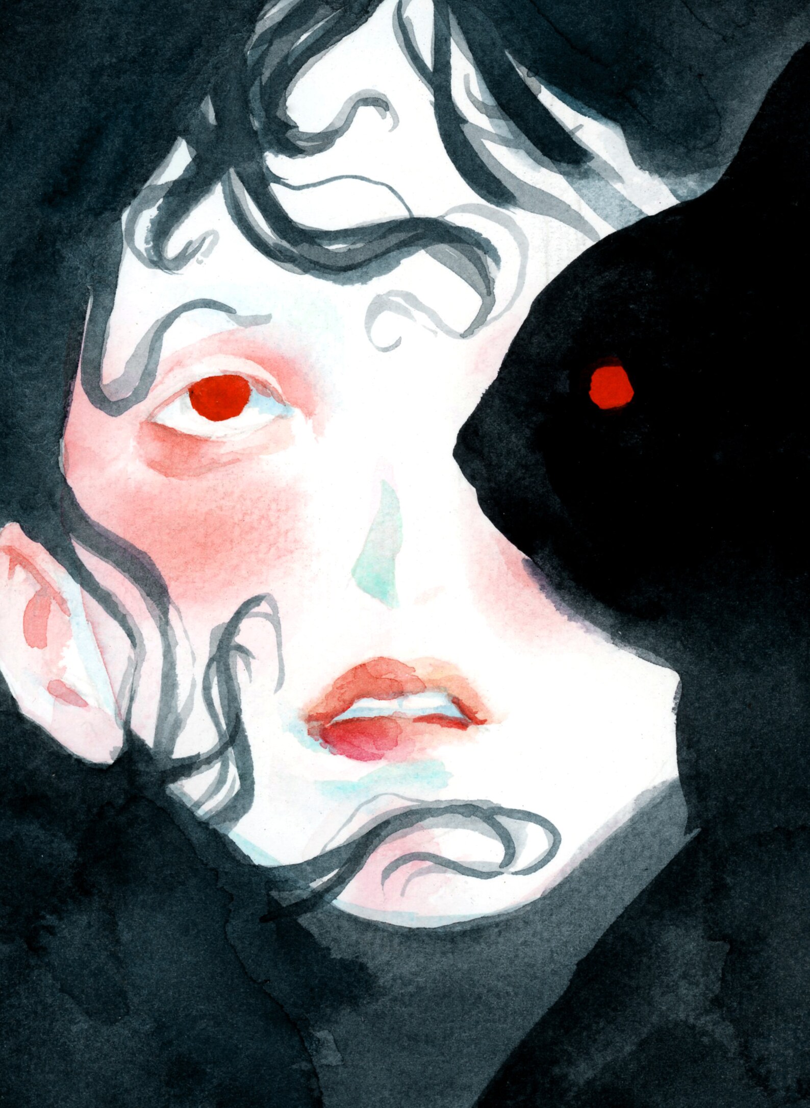 I Think I'm Normal [watercolor Art Print] | Surreal Vibes | Popsurreal ...