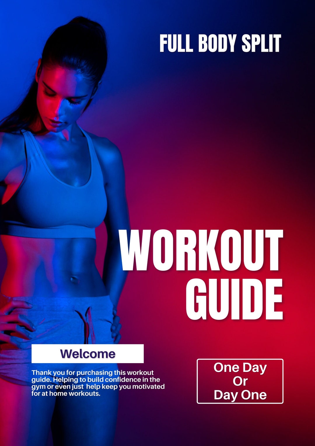 Full Body Workout Split Guide for Beginners - Etsy