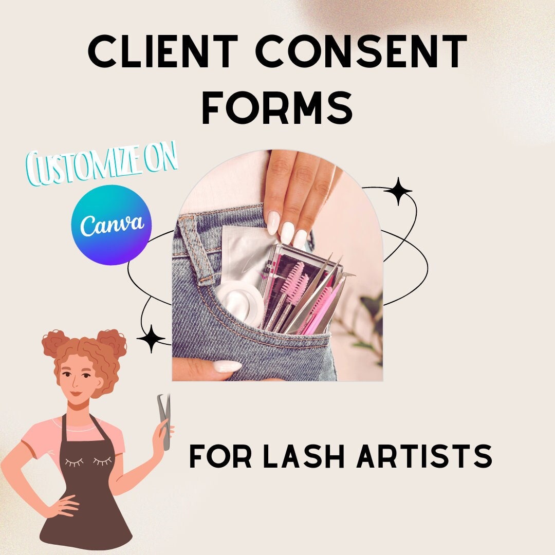 Lash Extension Client Intake Forms Customizable. Client Intake, Client ...