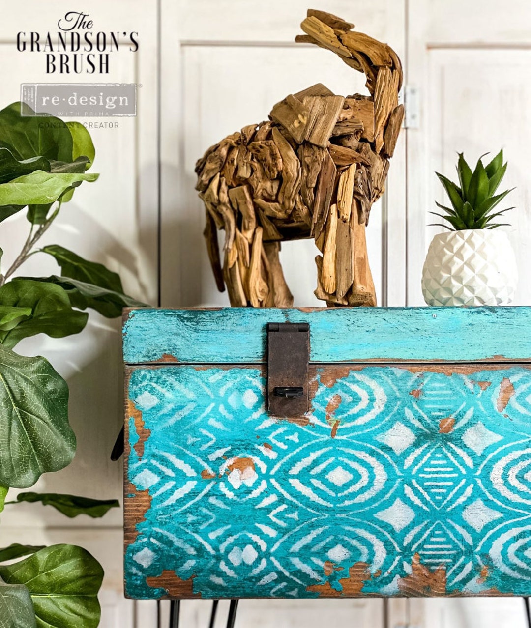 BOHO VIBES Decor STENCIL, Redesign With Prima, Large Stencil, Fast ...