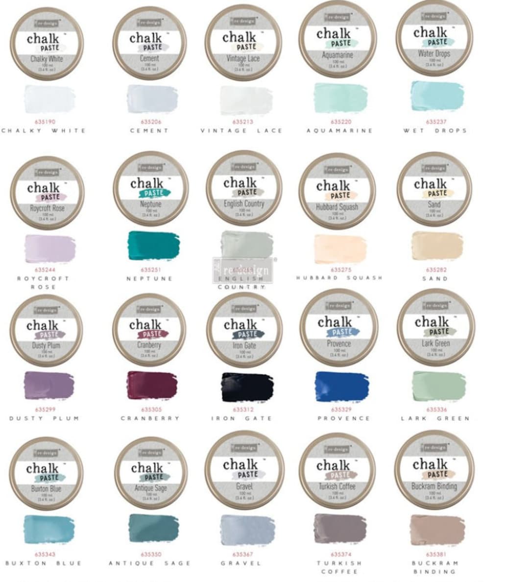 CHALK PASTE Redesign With Prima Fast Shipping - Etsy