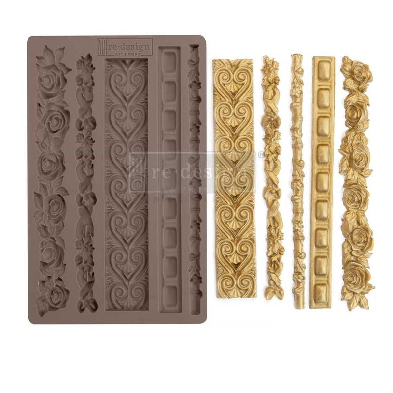 Silicone Fondant Mold Borders - Etsy