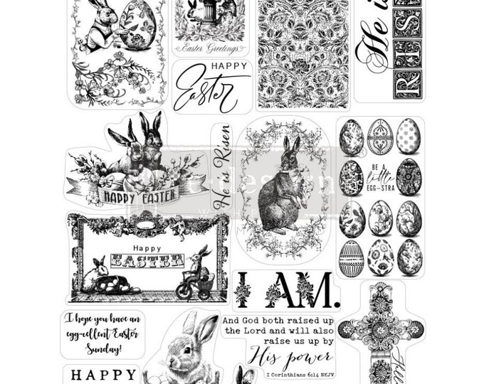 EASTER DECOR STAMPS Redesign With Prima Fast Shipping - Etsy