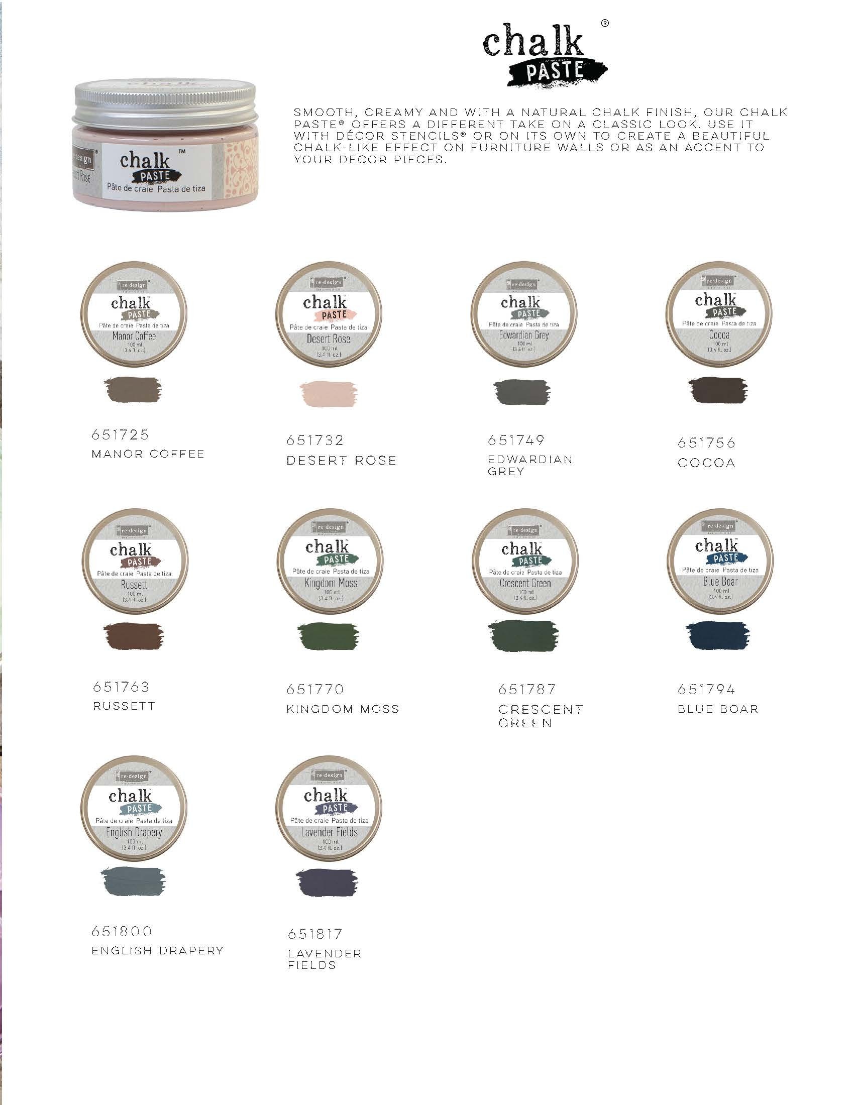 CHALK PASTE Redesign With Prima Fast Shipping - Etsy