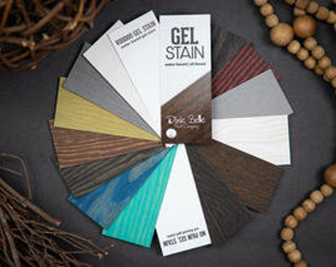 GEL STAIN Fan Deck, Stain Color Samples, by Dixie Belle Paint, Fast ...