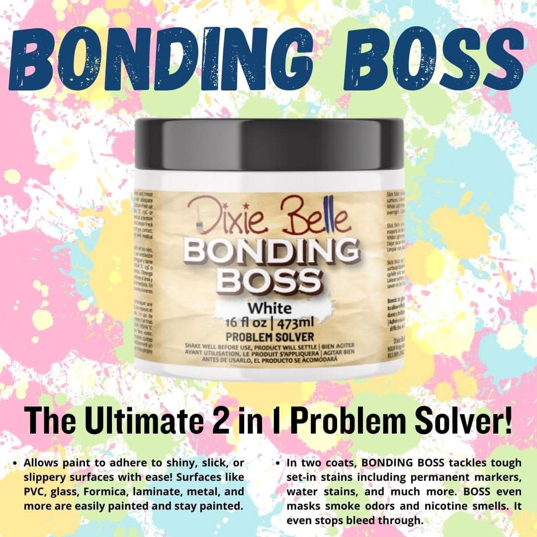 BONDING BOSS PRIMER Dixie Belle Paint Clear White Gray Fast Shipping ...