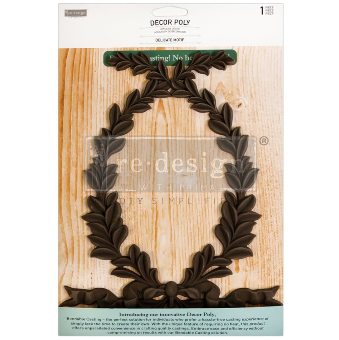 DELICATE MOTIF Decor POLY Redesign With Prima Bendable Paintable ...