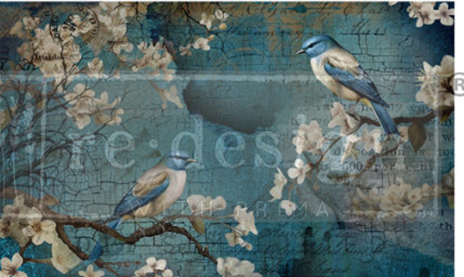 SAPPHIRE WINGS DECOUPAGE Decor Tissue Paper Pack Redesign With Prima ...