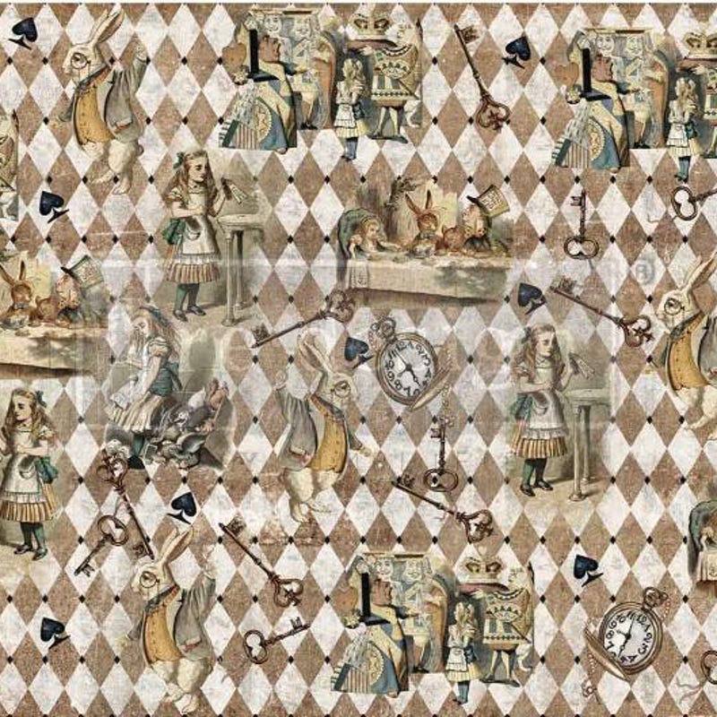 Harlequin Decoupage Paper - Etsy