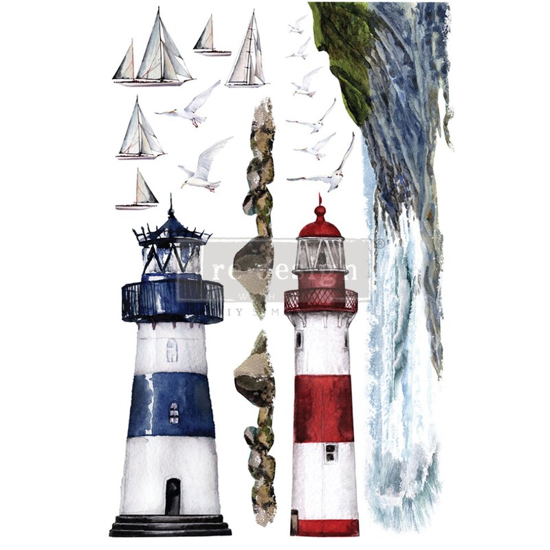 Lighthouse Decal - Etsy