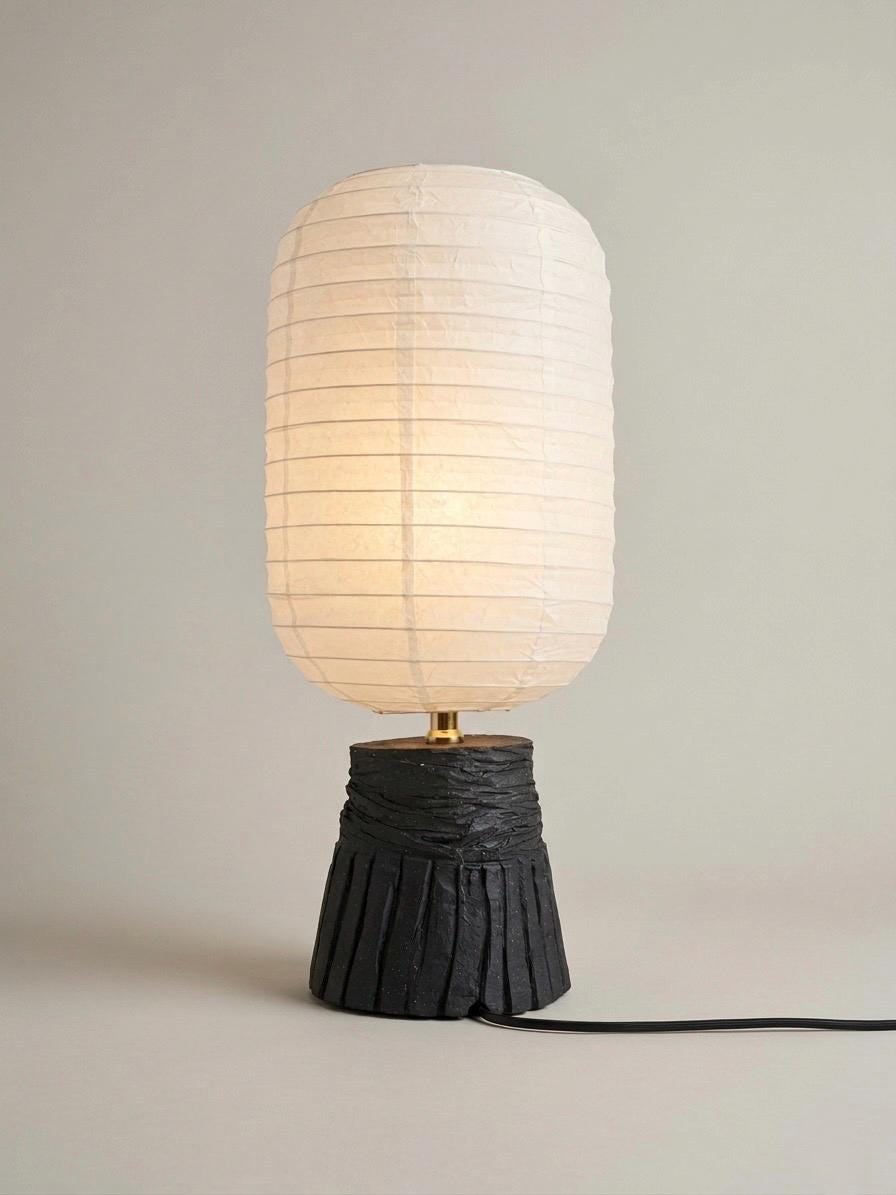 Riverstone Lamp Sculptural Lighting - Etsy