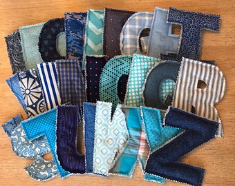 Fabric alphabet letters | Etsy
