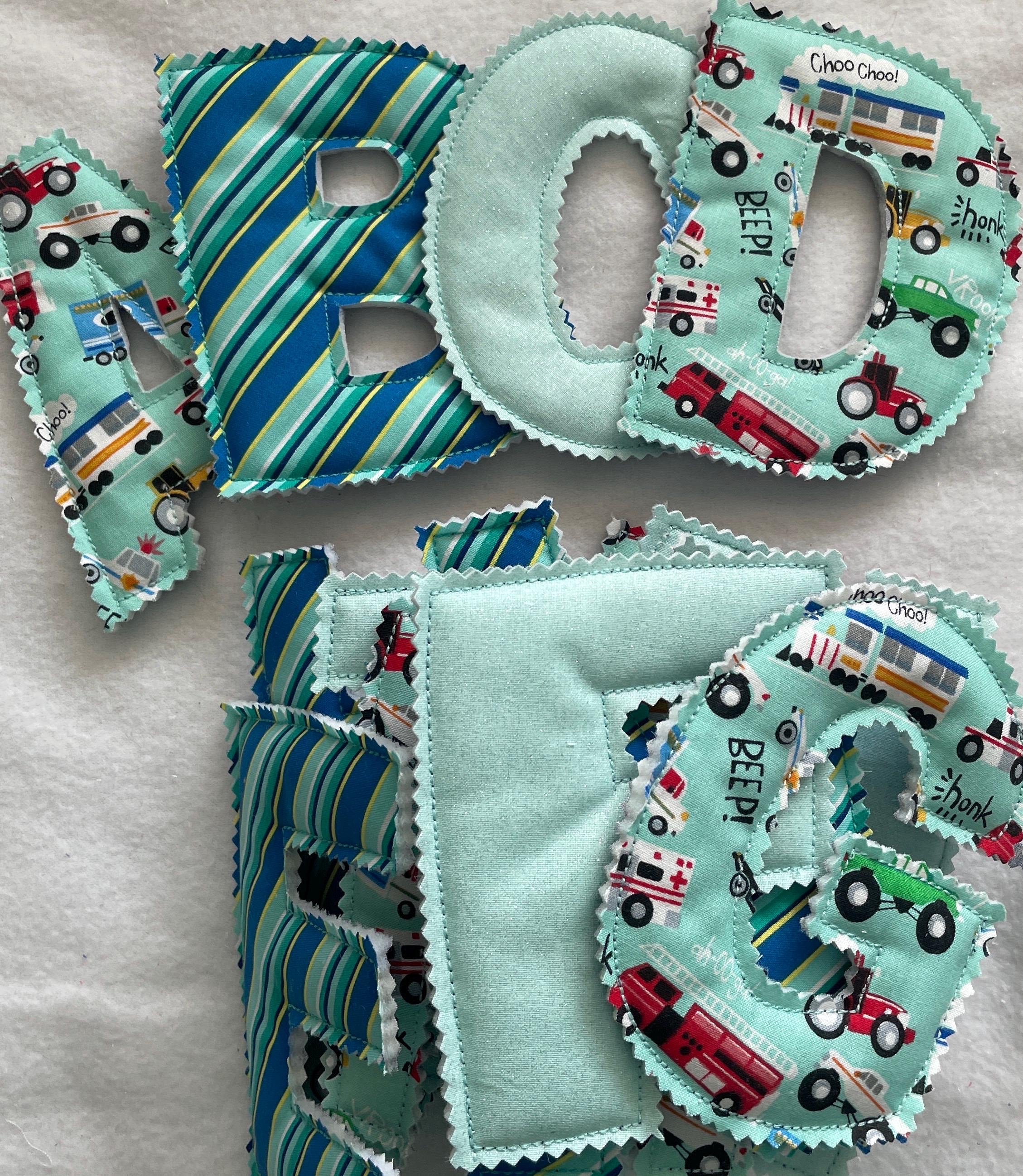 Fabric Alphabet Letters! - Etsy