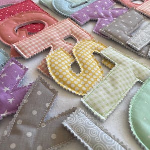 Fabric Alphabet Letters - Etsy