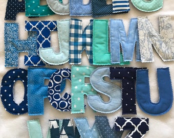 Fabric Letters | Etsy