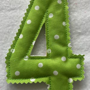 Fabric Numbers - Etsy