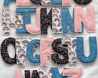 Fabric Alphabet Letters! - Etsy