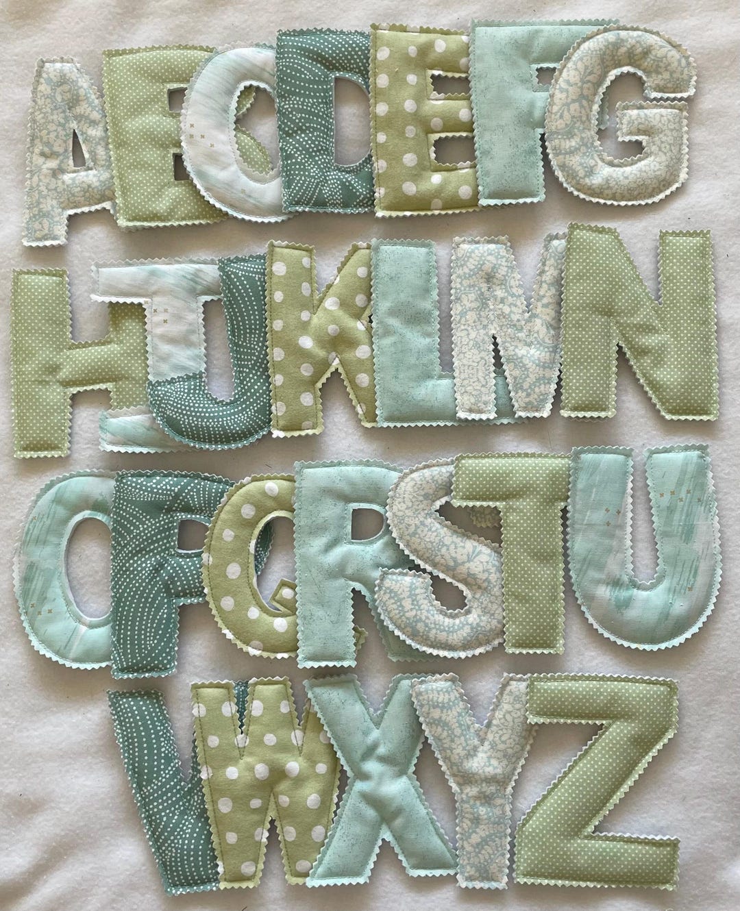 Fabric Alphabet Letters! - Etsy