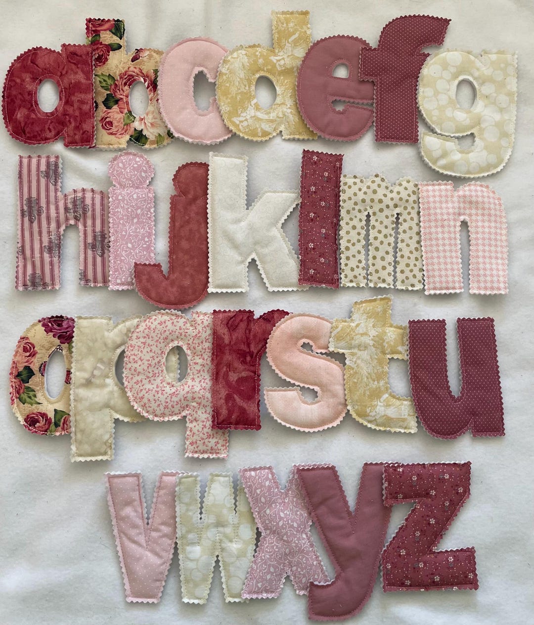 Fabric Alphabet Letters - Etsy