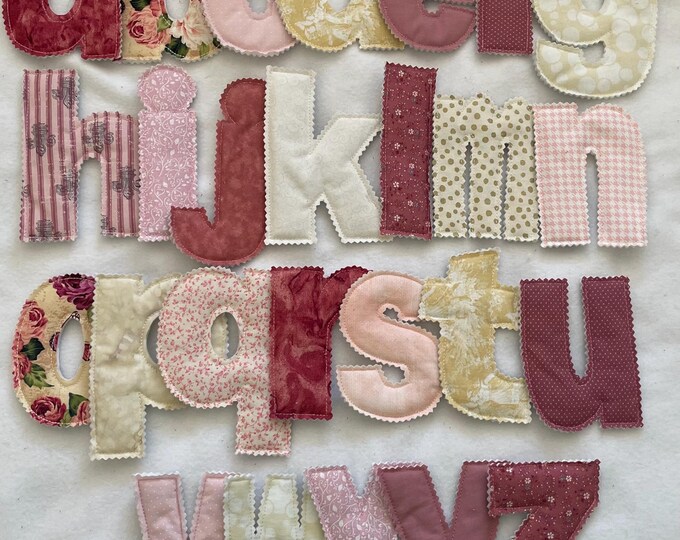 Fabric Alphabet Letters! - Etsy