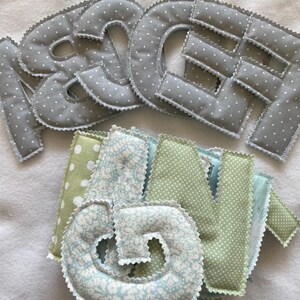 Fabric Alphabet Letters - Etsy