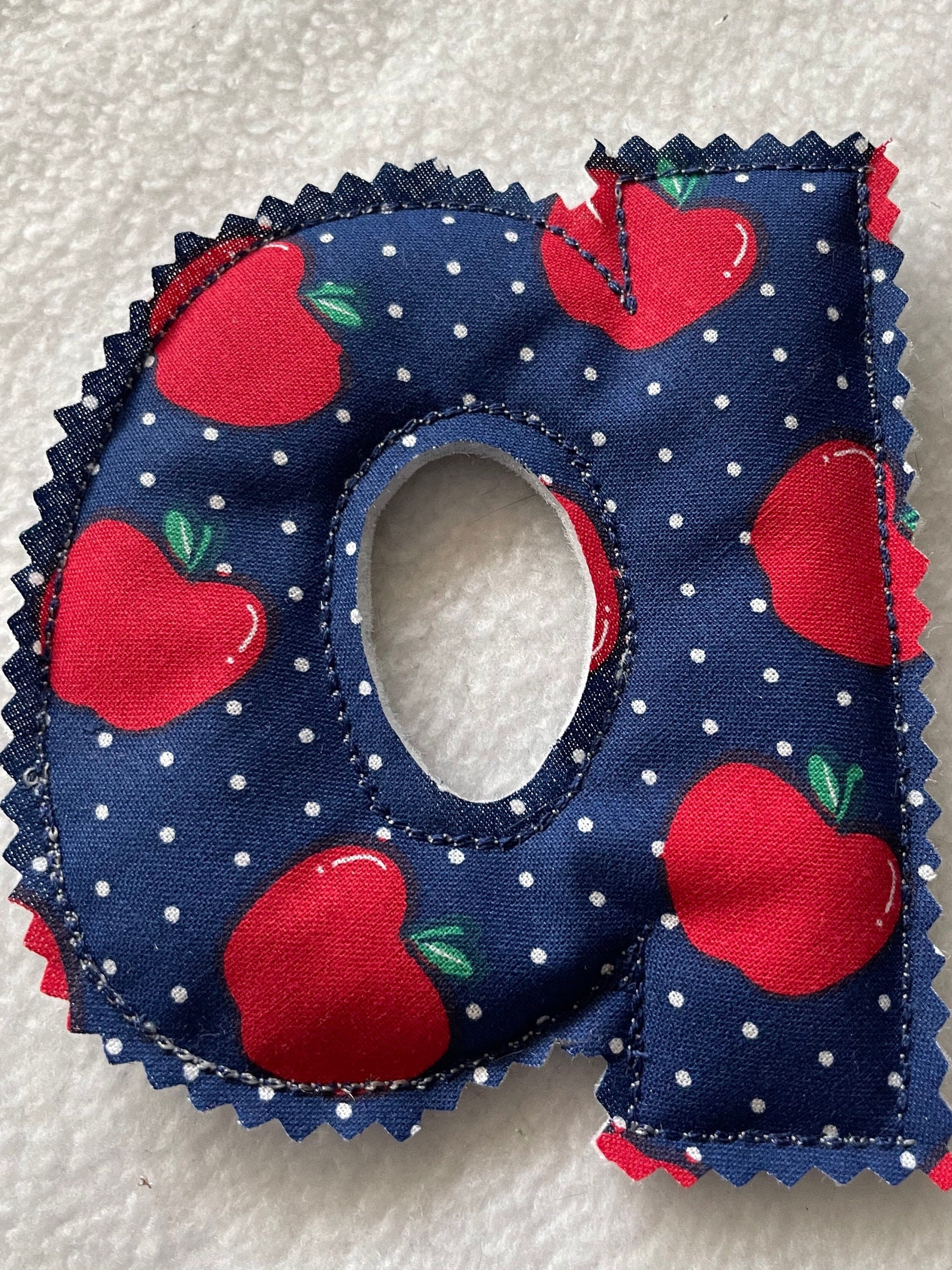 Lowercase Fabric Alphabet Letters in Prints That Match Each Letter ...