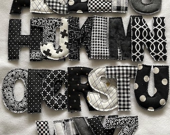 Fabric Alphabet Letters! - Etsy