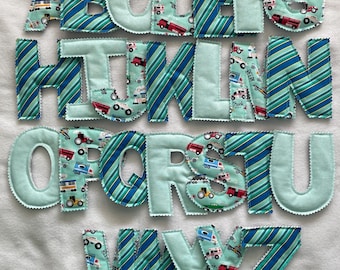 Fabric Alphabet Letters! - Etsy