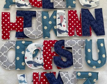 Fabric Alphabet Fabric Letters A to Z Plush Letters Letters - Etsy