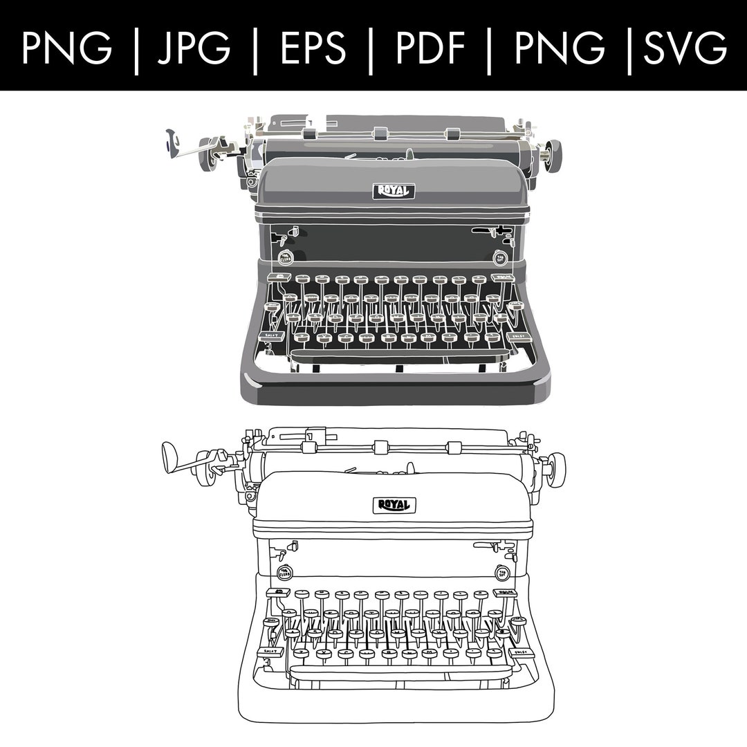 1940 Royal Kmm Magic Margin Upright Typewriter + Typewriter Instant ...