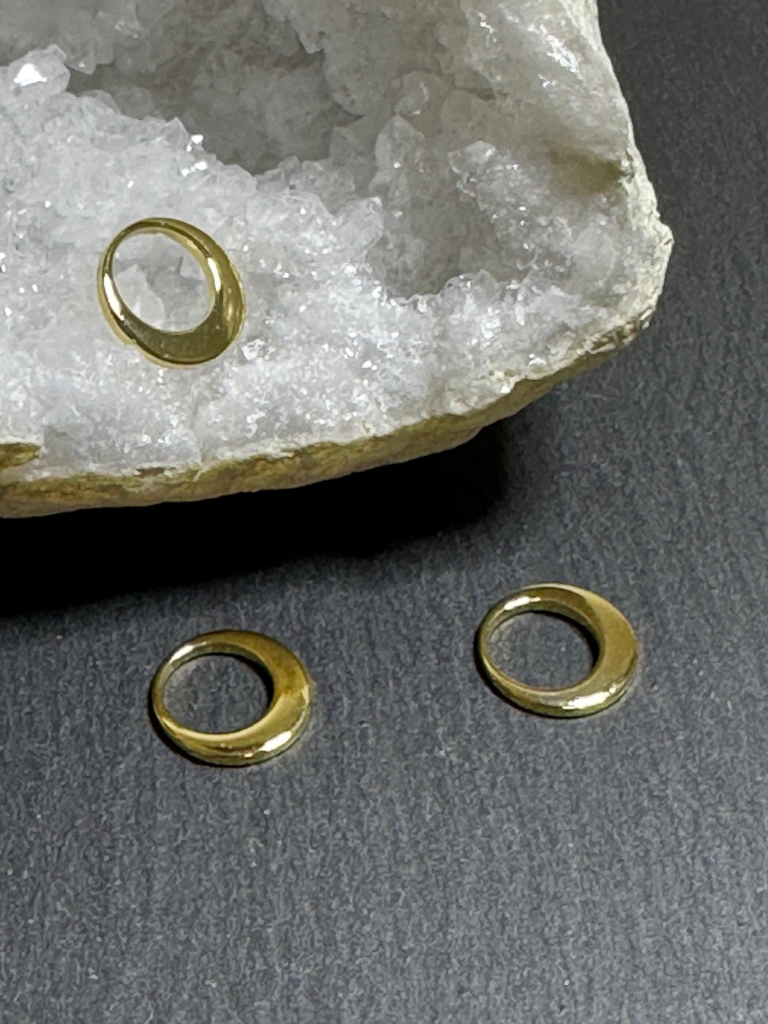 8 Ring Charms, 304 Gold Stainless Steel, 10 Mm, AC836 - Etsy