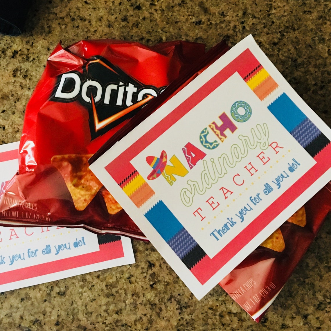 Teacher Appreciation Week Nacho Ordinary Teachers Gift Tag - Etsy