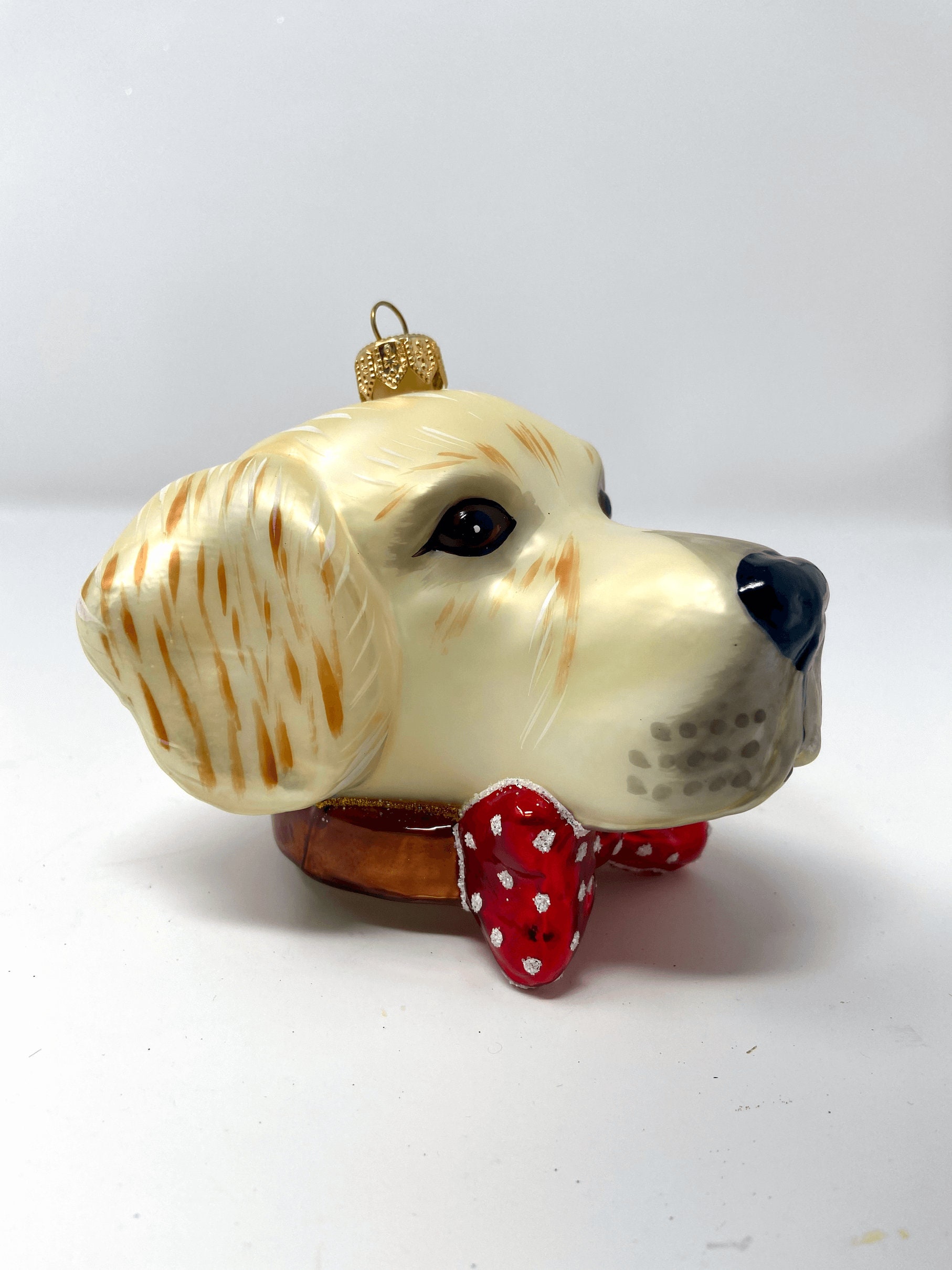 Yellow Labrador Retriever Glass Ornament - Handmade in Poland - Etsy