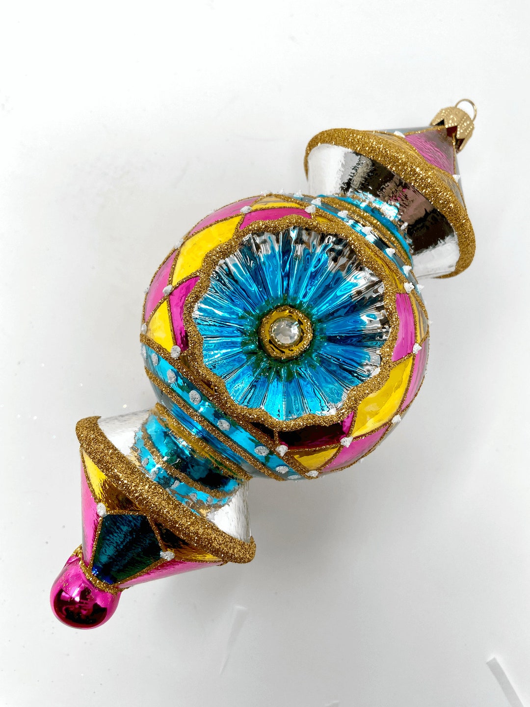 Venetian Reflector Polish Glass Ornament Cityscape Reflections Kenzies ...