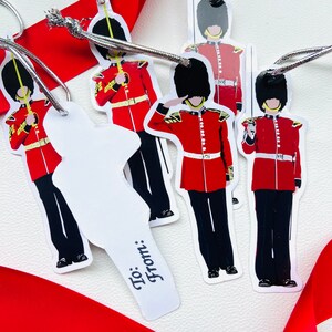 BRITISH LONDON Die Cut Gift Tags | Holiday Christmas Gift Wrap Paper ...