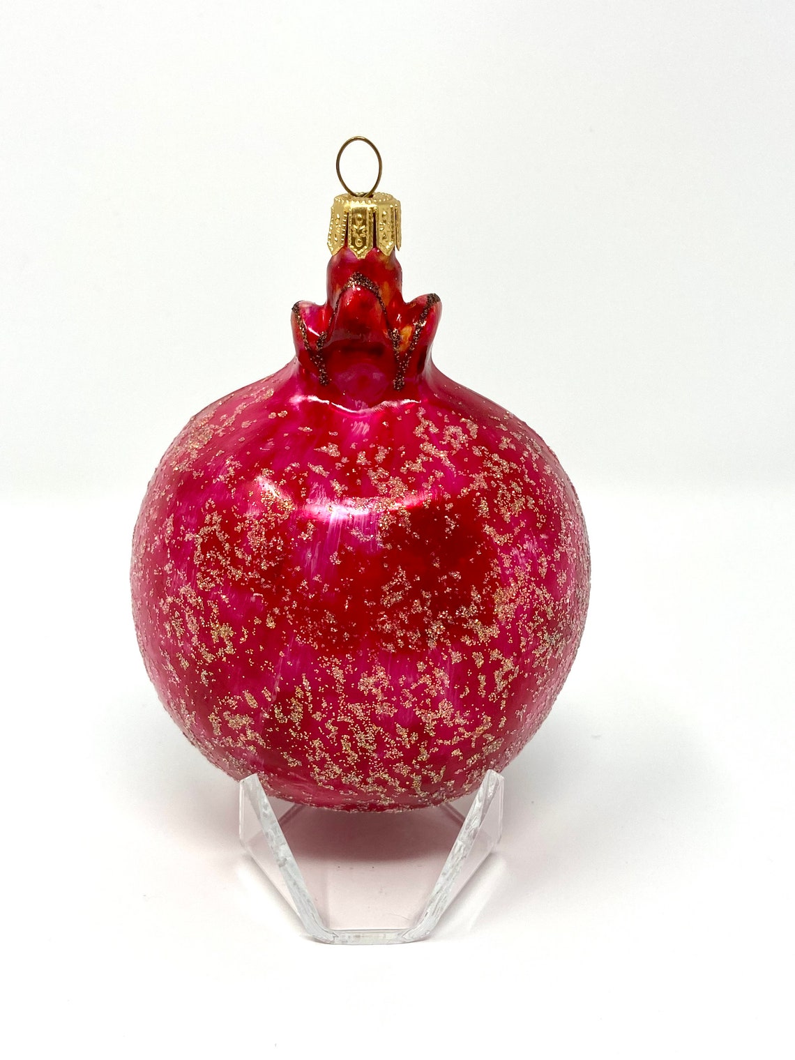 Pomegranate Glass Ornament - Hand Painted/hand Made - Kenzies of London ...