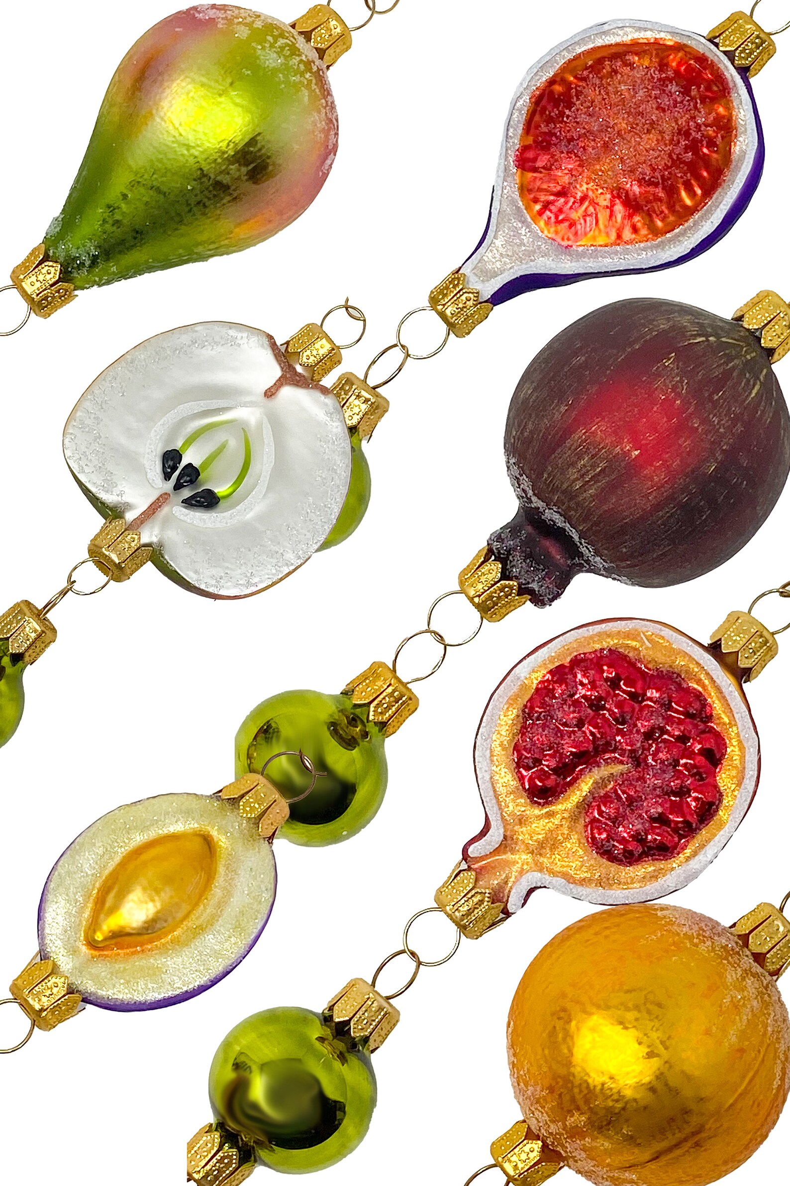 Italian Fruit Garland Christmas in Italy Kenzies of London - Etsy