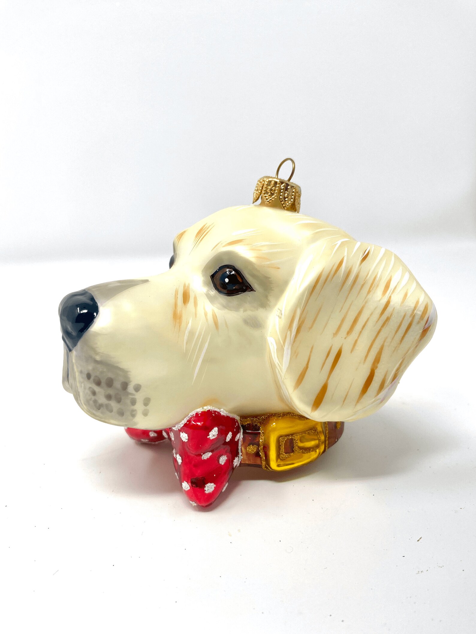 Yellow Labrador Retriever Glass Ornament - Handmade in Poland - Etsy