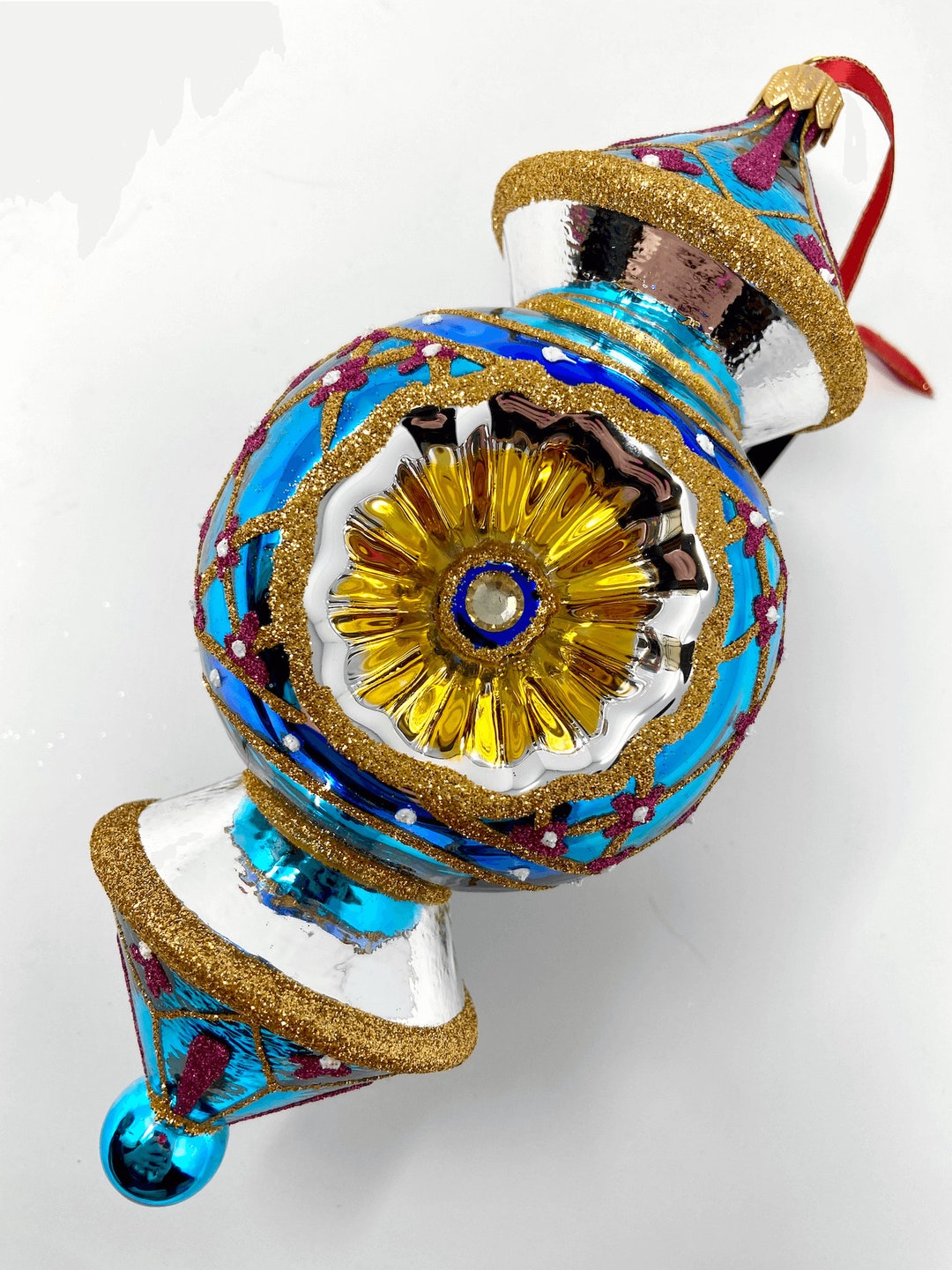 Venetian Reflector Polish Glass Ornament - Cityscape Reflections ...