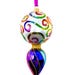 Rainbow Demure Glass Bauble Ornament - Hand Painted/hand Made - Kenzies ...