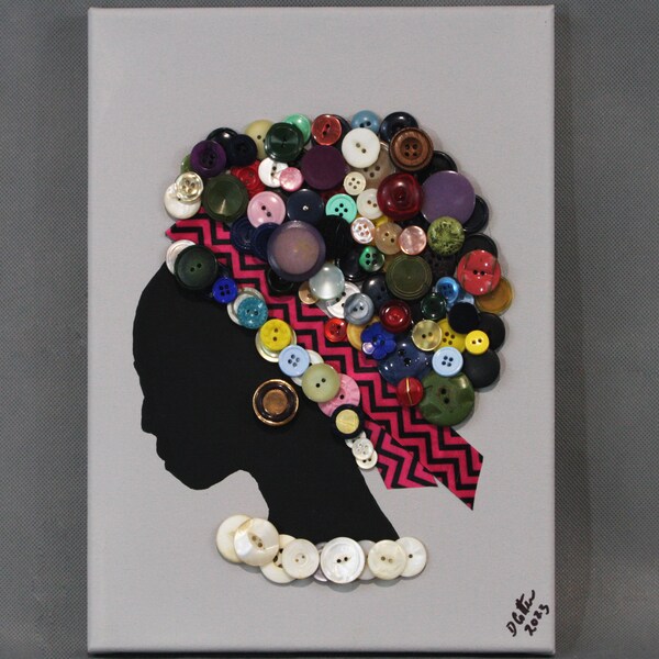 Button Tree Art - Etsy