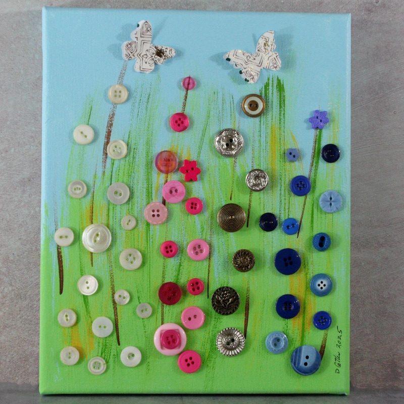 Button Mosaic - Etsy